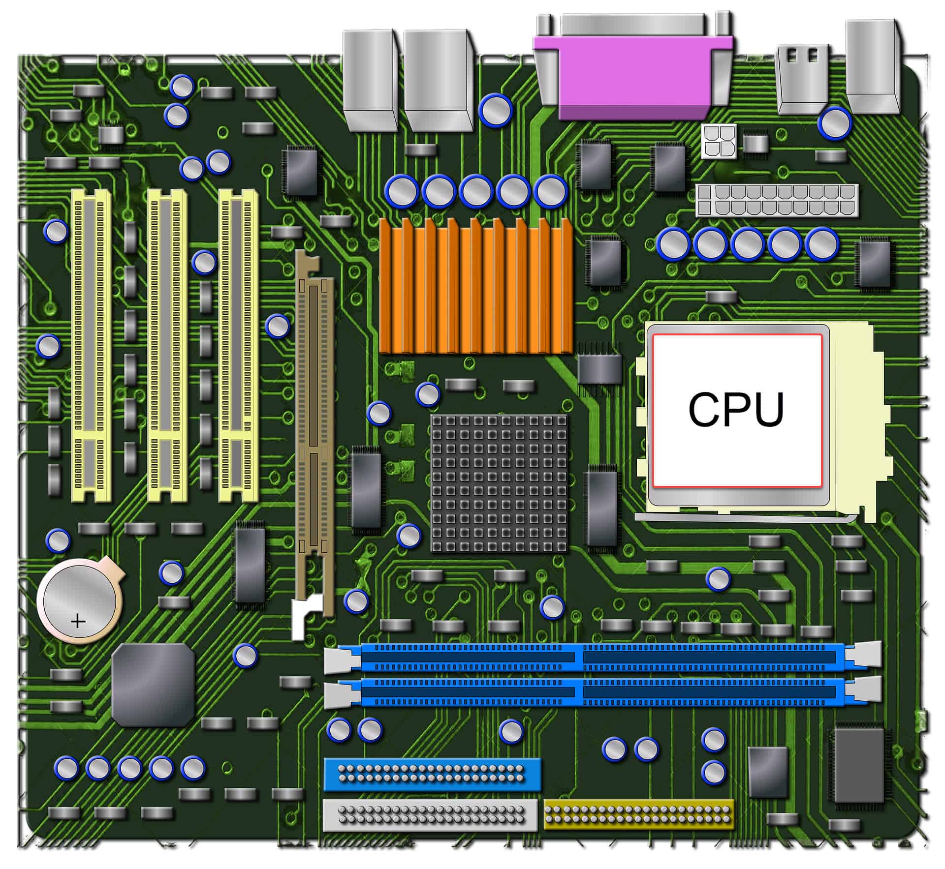 Inside A Computer - Guided Tour - At Home Computer Guides