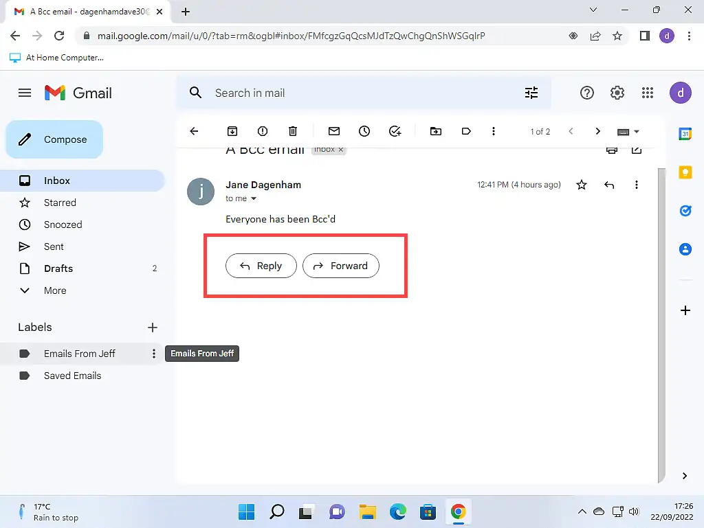 Email Basics - Beginner's Guide - At Home Computer