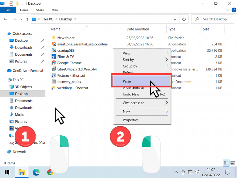 How To Copy And Paste In Windows - At Home Computer