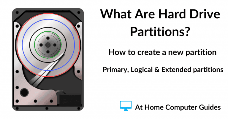 What Are Hard Drive Partitions Primary Logical Extended At Home