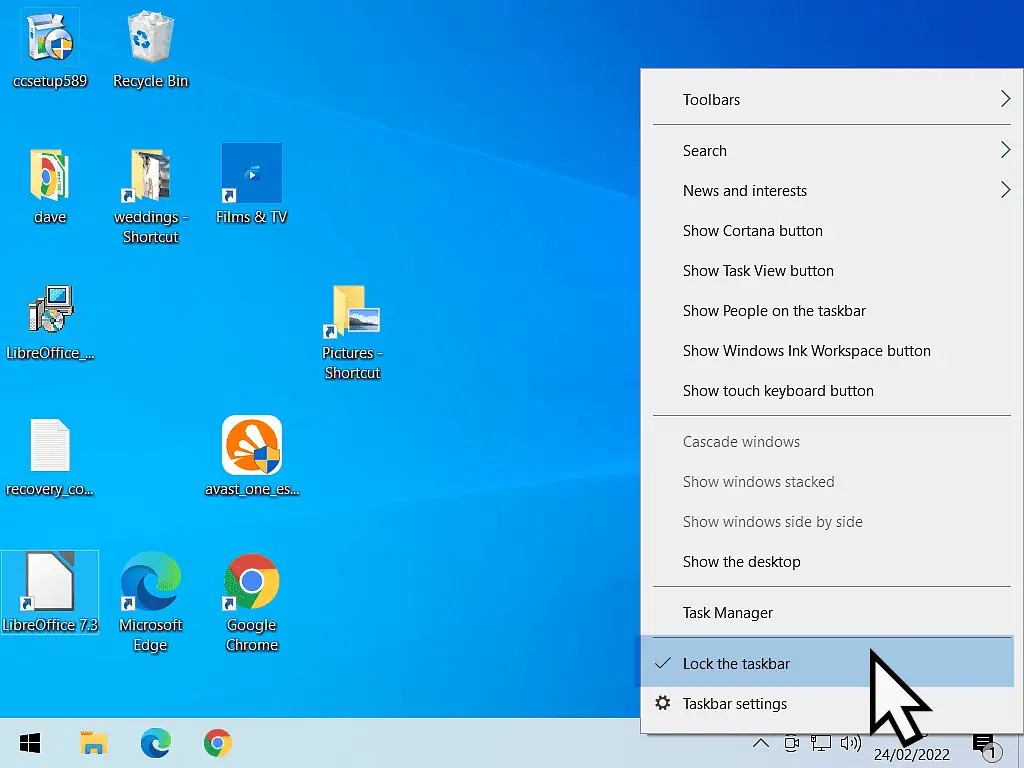 How To Arrange Your Windows Taskbar - At Home Computer