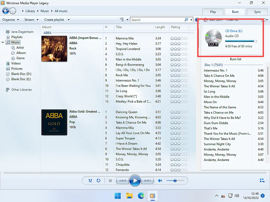How To Burn A Music CD - Windows 10 - 11 - At Home Computer