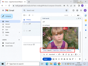 How To Add Pictures Into Gmail Emails. - At Home Computer