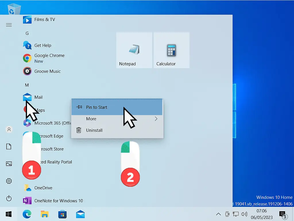 How To Setup Your Windows Start Menu. - At Home Computer