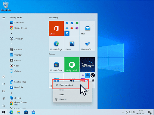 How To Setup Your Windows Start Menu. - At Home Computer Guides