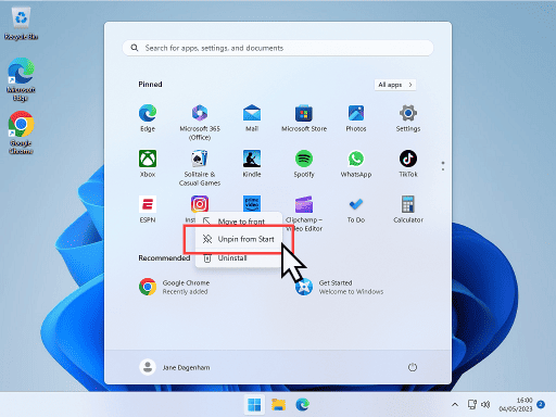 How To Setup Your Windows Start Menu. - At Home Computer Guides