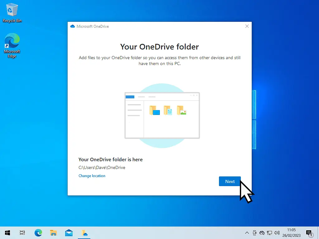 How To Setup OneDrive. - At Home Computer