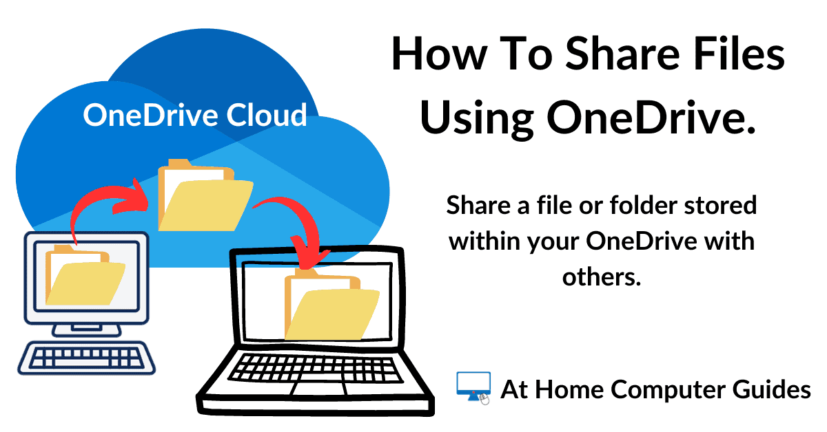 How To Use OneDrive To Share Files. - At Home Computer Guides
