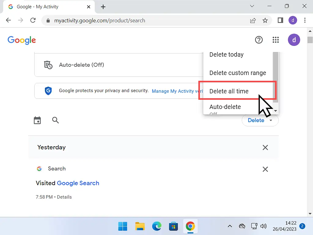 How To Delete Your Search History - At Home Computer