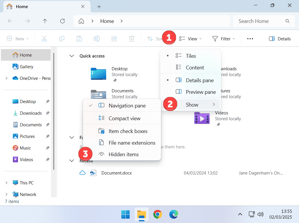 How To Hide Folders In Windows. - At Home Computer Guides
