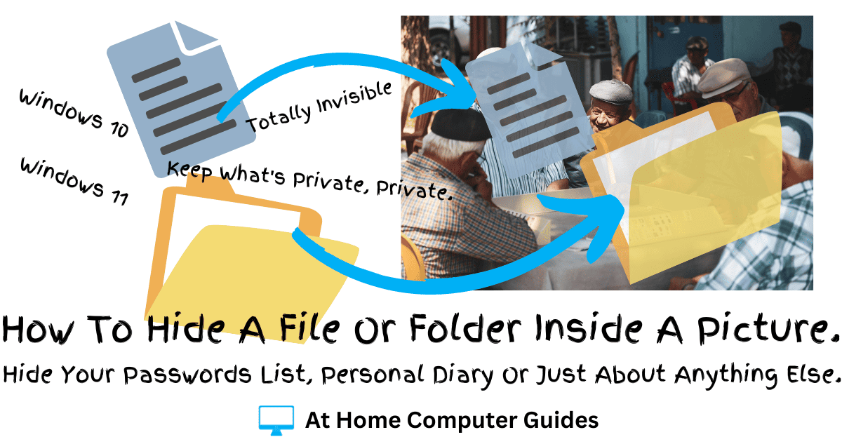How You Can Hide A File Or Folder Inside An Image At Home Computer Guides