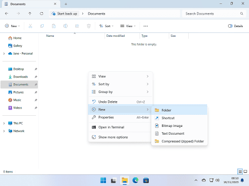 How To Create New Folders In Windows - Beginners PC Course - At Home ...