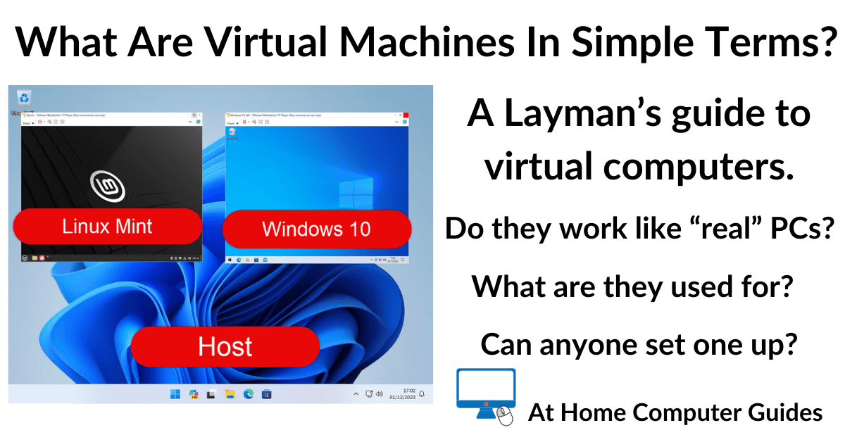 What Are Virtual Machines In Simple Terms - Beginners Guide - At Home ...