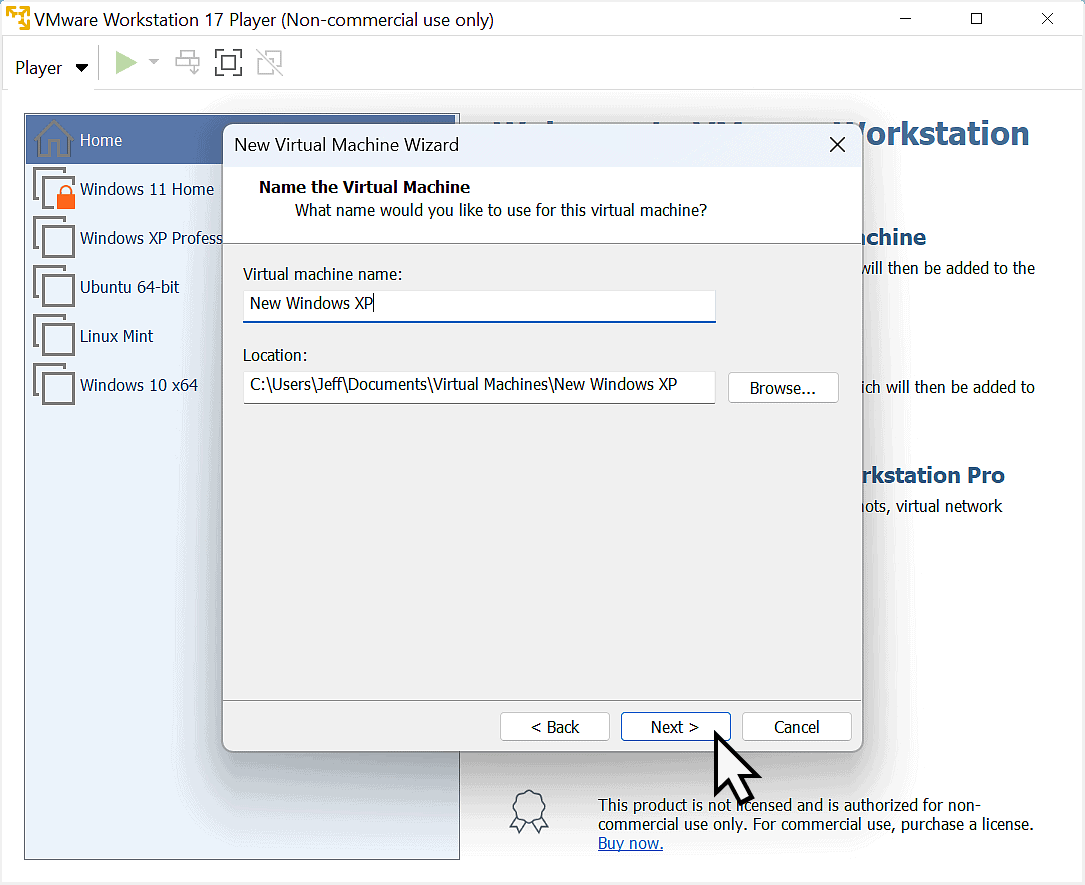 How To Install Windows XP As A Virtual Machine. - At Home Computer