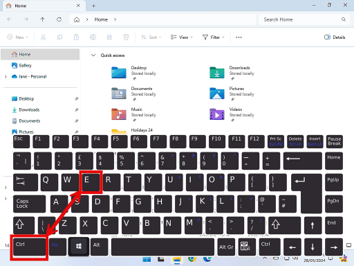 Windows File Explorer. - At Home Computer Guides