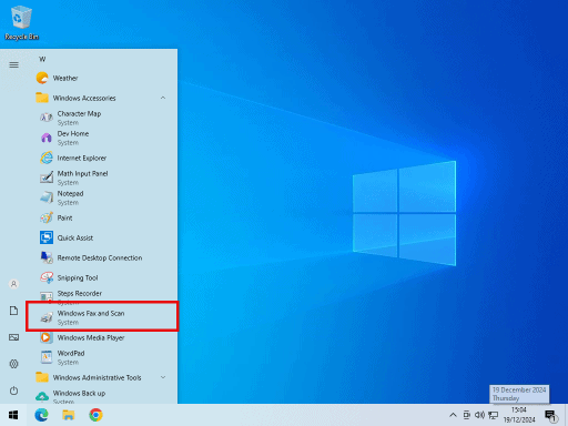 How To Install Windows Fax And Scan. - At Home Computer Guides